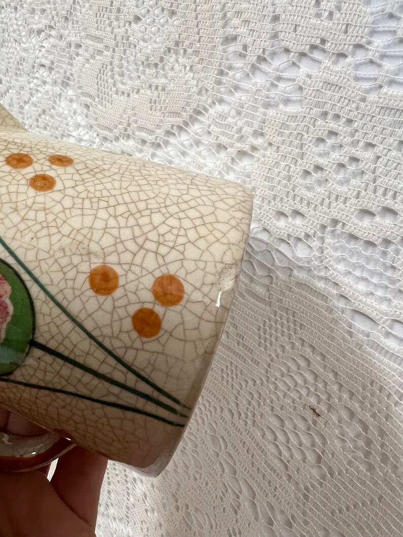 RARE CERAMIC WWII Art Deco Pitcher Made in Japan Revelation Decorative ...