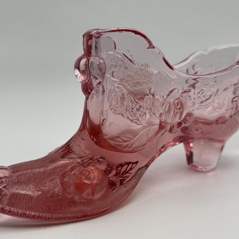 Rare Fenton Glass Shoes - Etsy