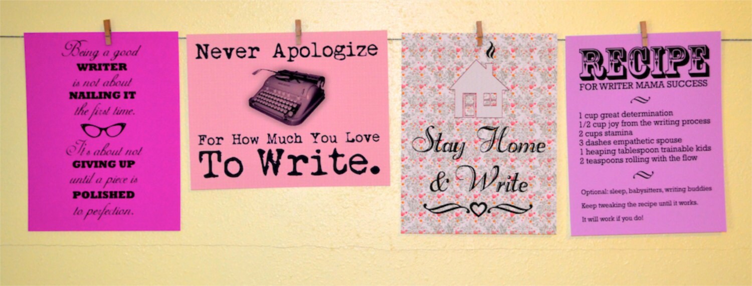 Being A Good Writer... Inspirational Print, Motivational Poster ...