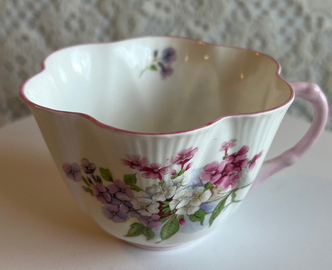 SHELLEY STOCKS TEACUP Rare Dainty Stocks Pattern 13426 Orphan Fine Bone ...
