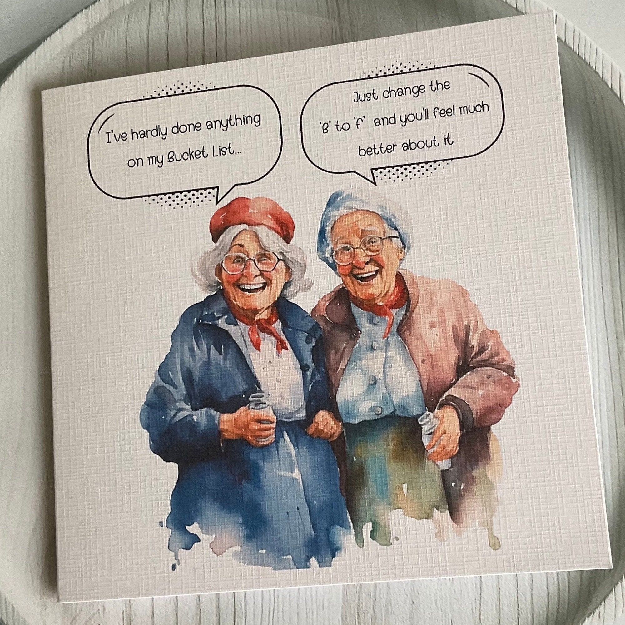 Old Ladies Card, Birthday Card, Bucket List, Best Friends, Trending Now ...