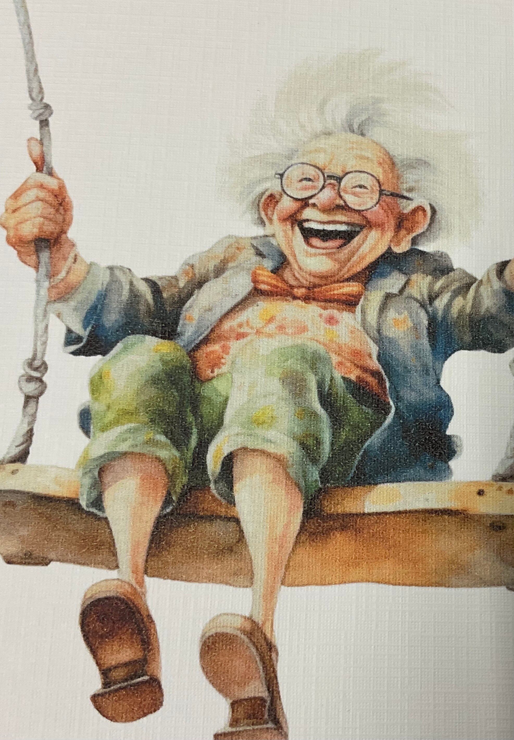 Old Ladies Card, Birthday Card, Another Birthday, Act Your Shoe Size ...