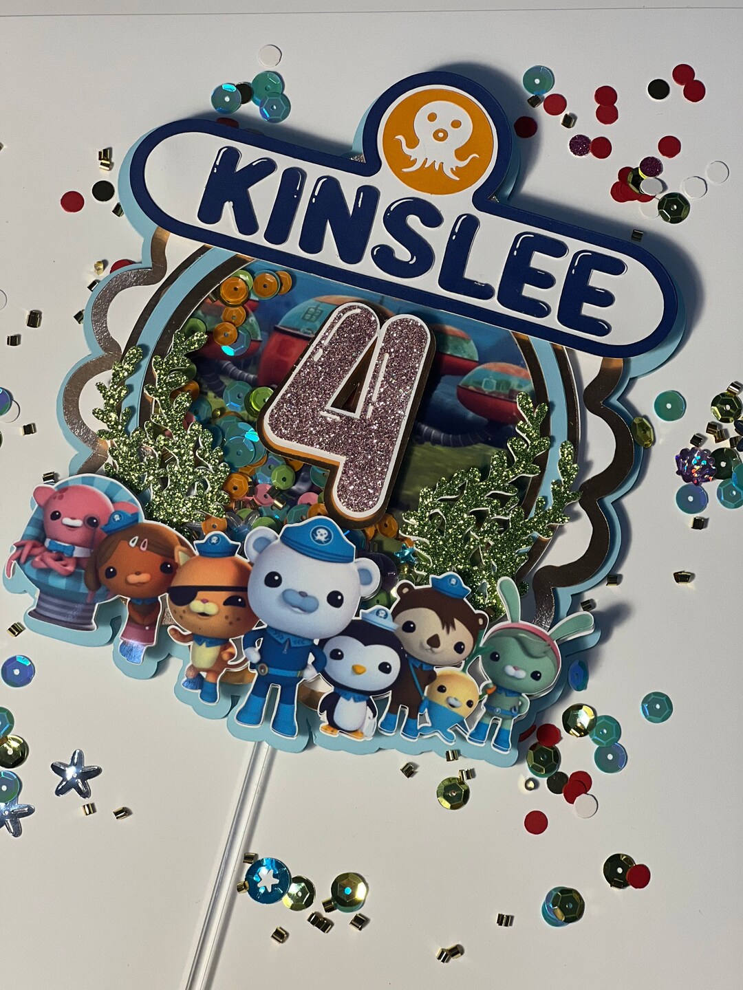 Octonauts Cake Topper, Cake Topper, Octonauts Birthday , Birthday Cake ...