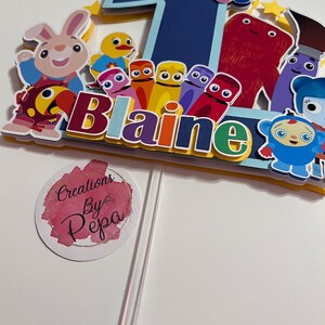 Babyfirst TV Cake Topper, Cake Topper, Personalized Cake Topper ...