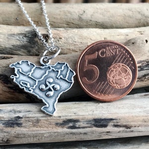 Basque Country Euskal Herria Pays Basque País Vasco Map Lauburu 925 ...