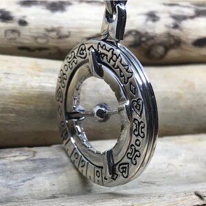 Tempus Fugit Compass Rose Kinetic Jewelry Pendant Necklace M/VTS133 - Etsy