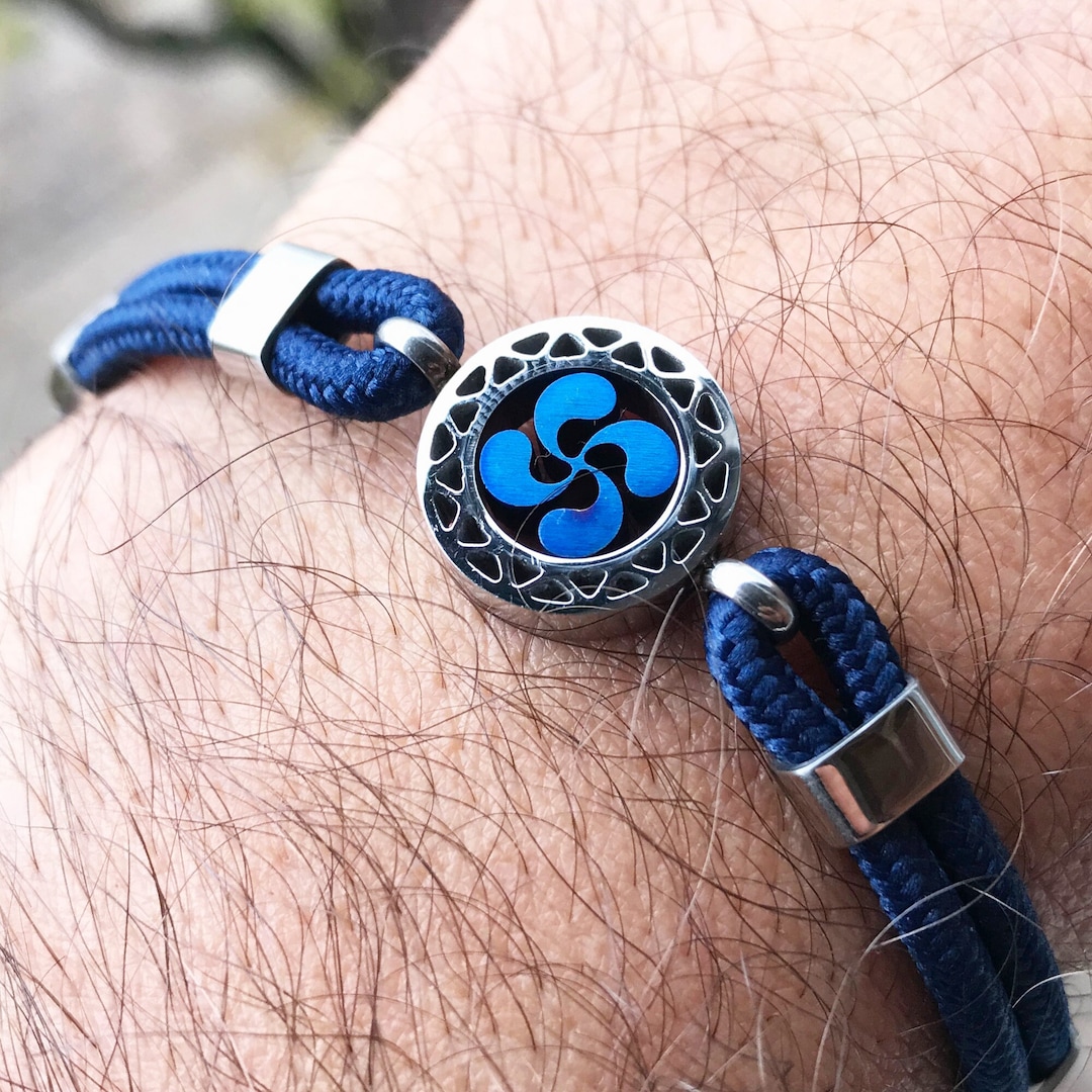 Basque Lauburu, Basque Cross Bracelet, Lauburu Bracelet, Stainless ...