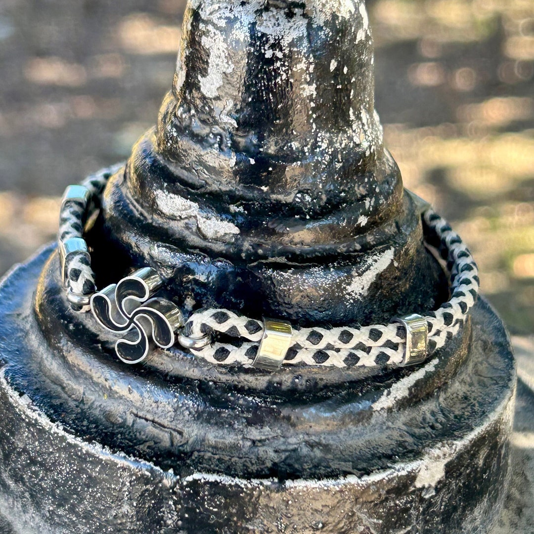 Lauburu Vasco, Pulsera Cruz Vasca, Pulsera Lauburu, Joyería Vasca Acero ...