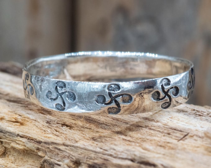 Basque Lauburu, Basque Cross Bracelet, Lauburu Bracelet, Stainless ...