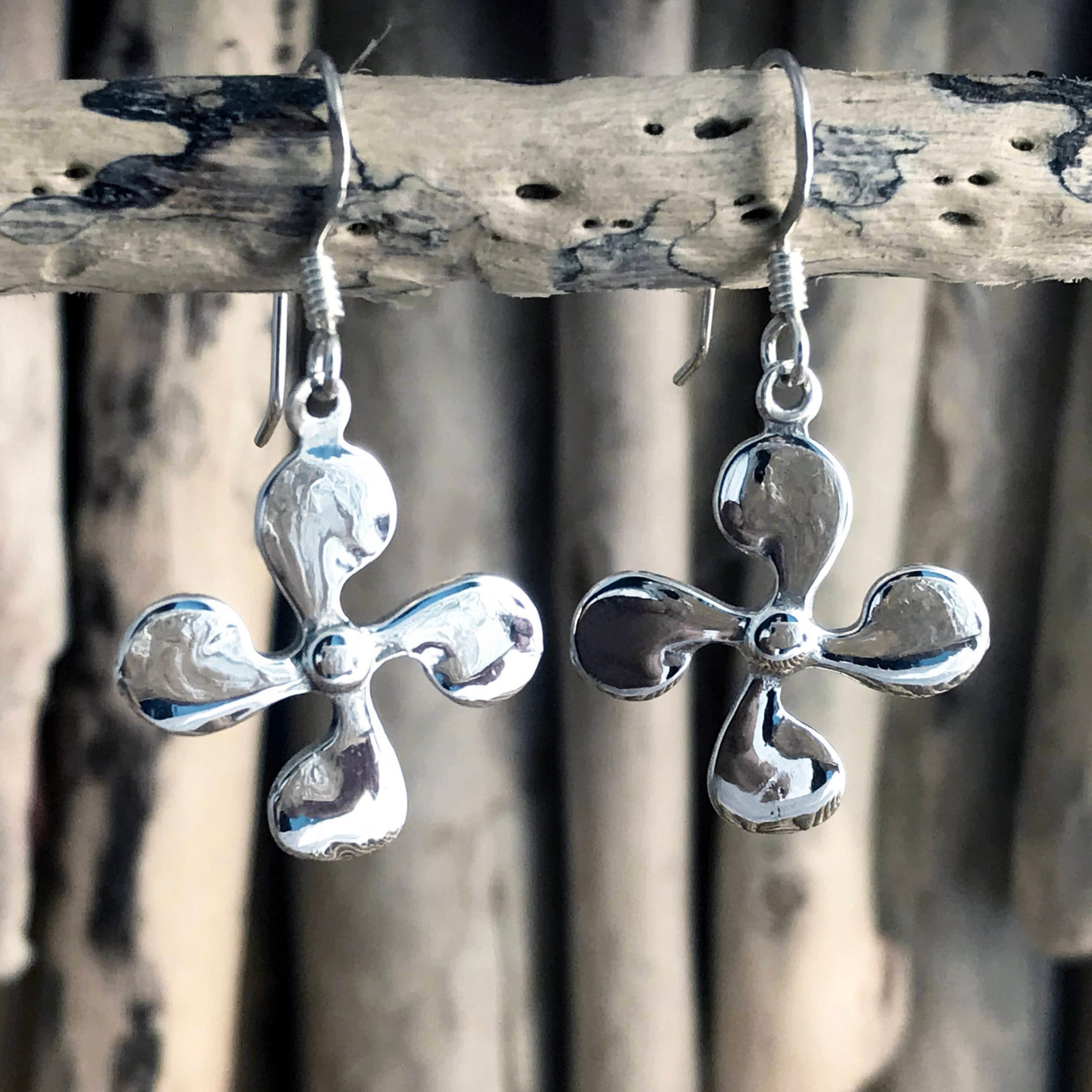 925 Sterling Silver Lauburu Basque Cross Earrings Pendiente | Etsy