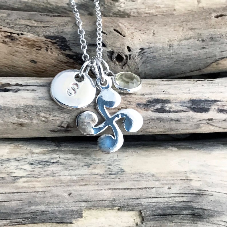 Sterling Silver Lauburu Basque Cross Pendant Necklace MAD049 | Etsy