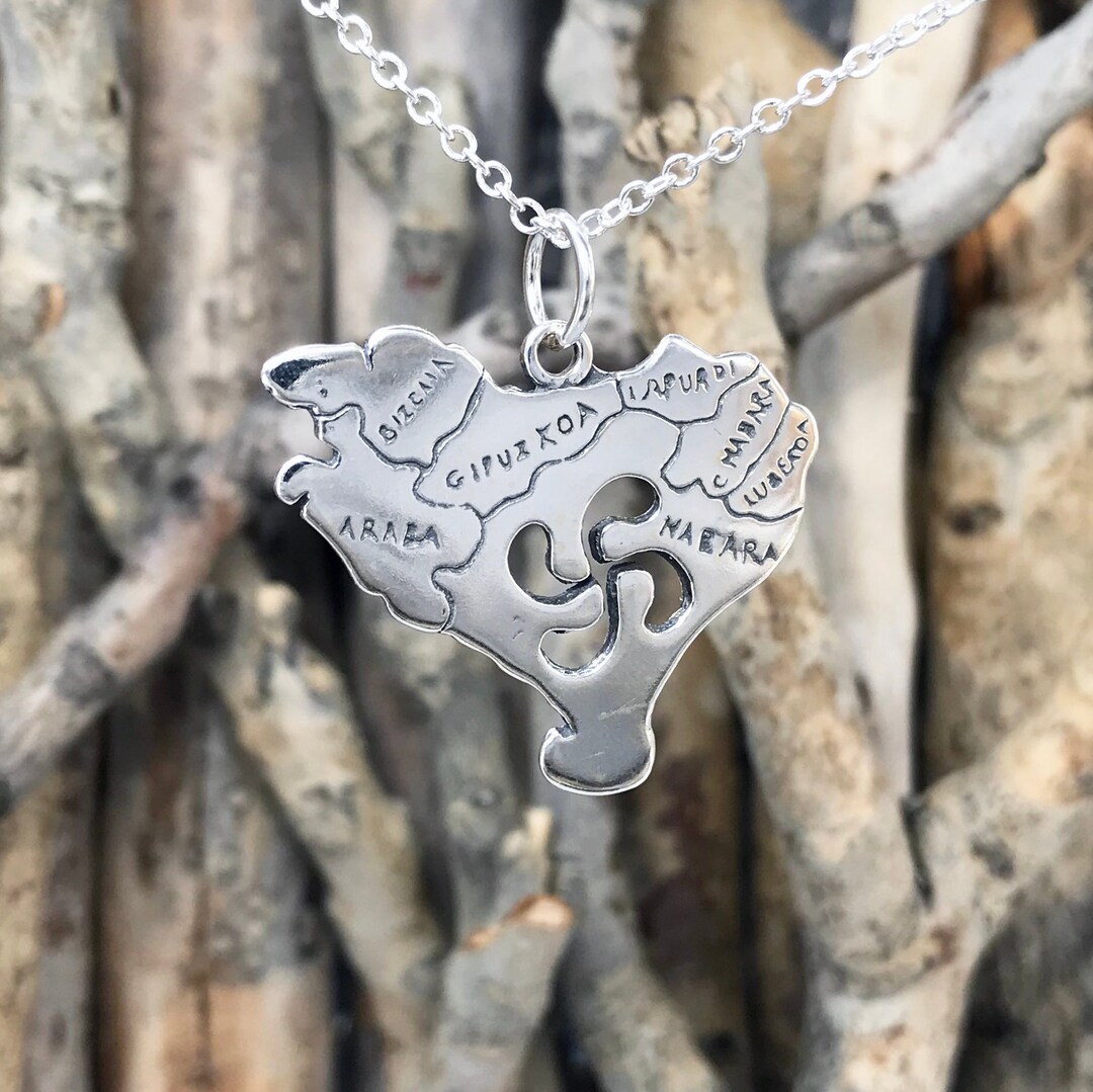 Basque Country Euskal Herria Pays Basque País Vasco Map Lauburu 925 ...