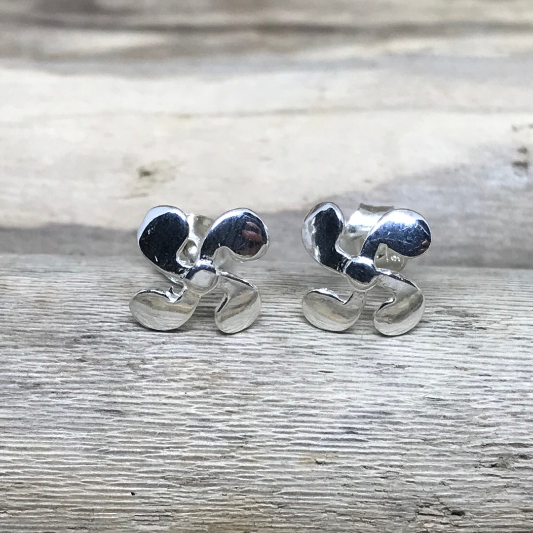 Silver Lauburu Basque Cross Earrings Pendiente De Plata Lauburu HDR001 ...