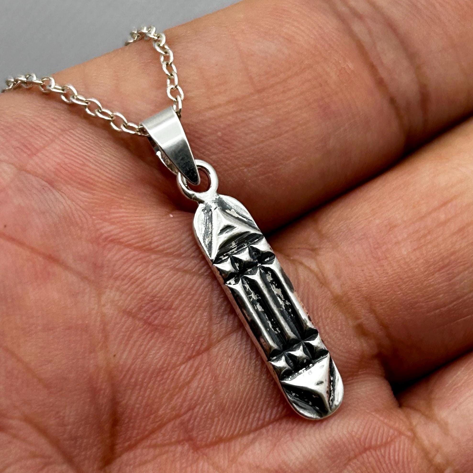 Sterling Silver Atlantis Talisman Pendant: Sacred Geometry Amulet - Etsy
