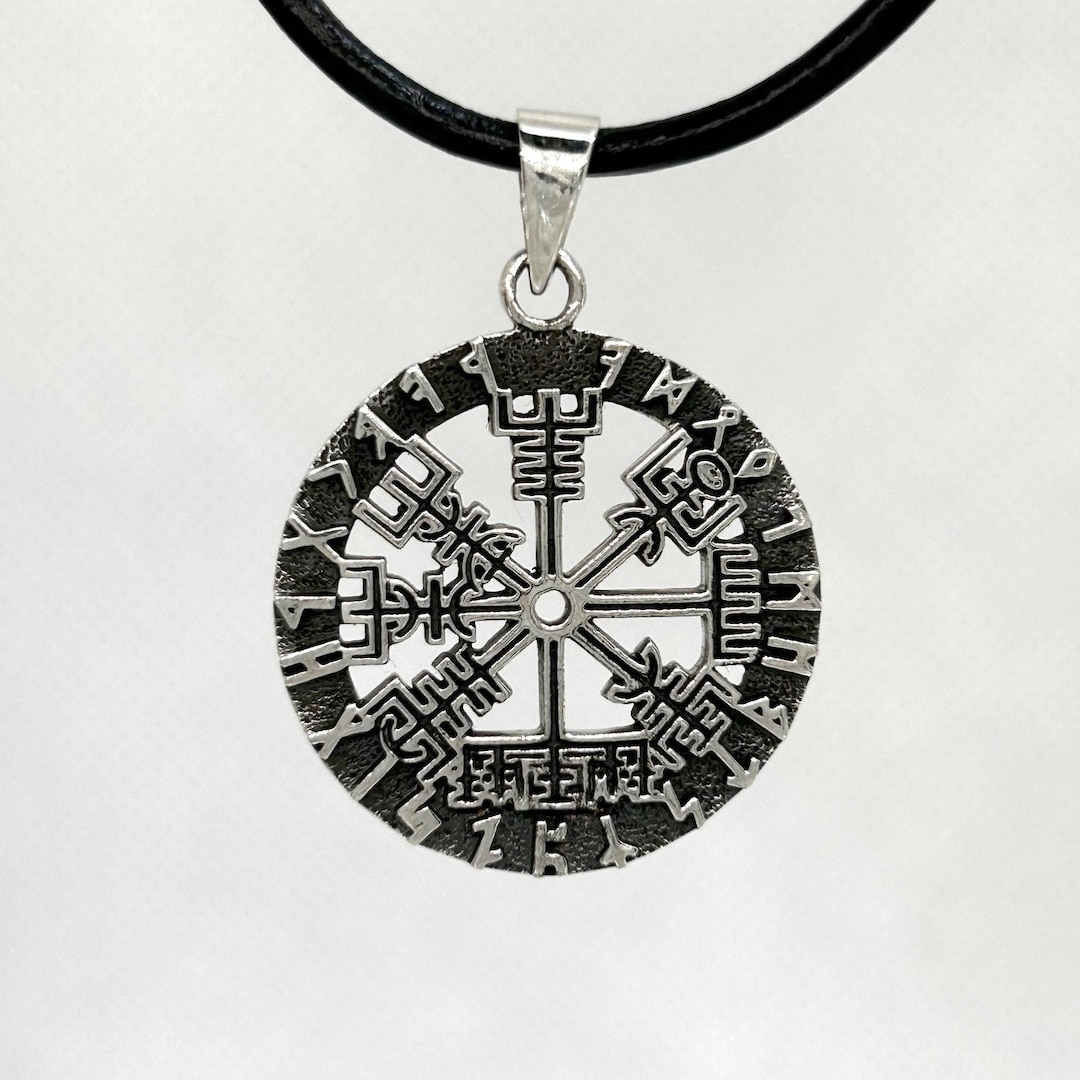 Vegvisir, Runic Compass, Norse Compass Necklace, the Vegvisir Pendant ...