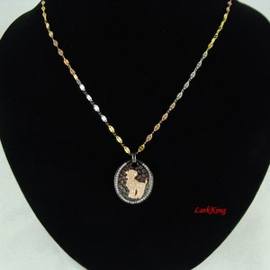 Sterling Silver Aries Necklace, Ram Necklace, Zodiac Necklace, Star ...