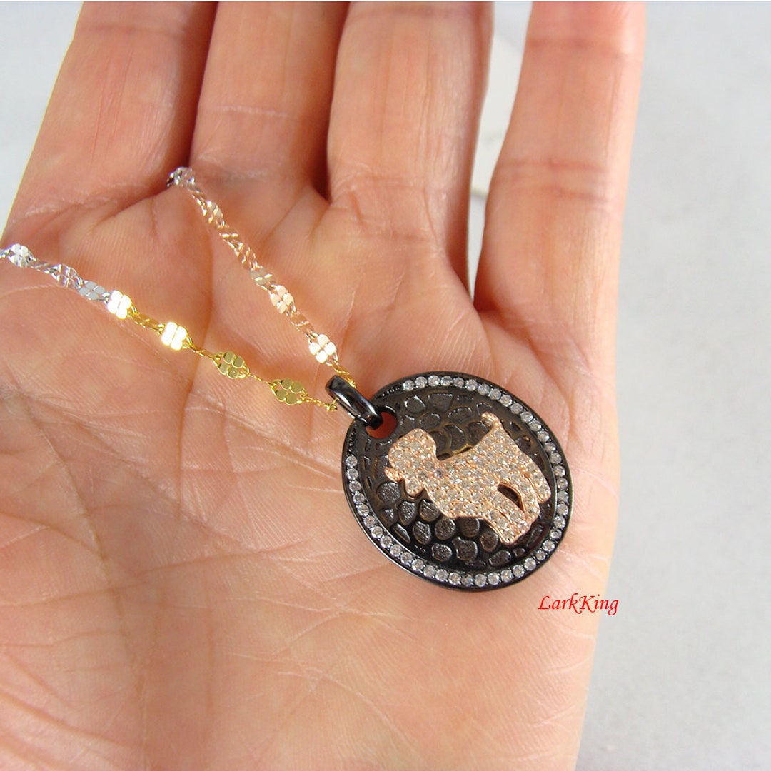 Sterling Silver Aries Necklace, Ram Necklace, Zodiac Necklace, Star ...