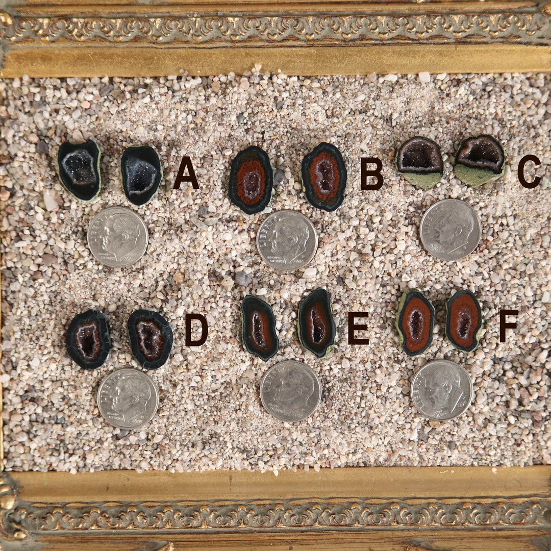 Mini Geode Pair-baby Geodes-druzy Geode Crystal Metaphysical Fairy ...