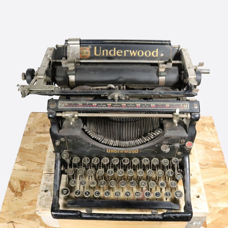 Vintage 1925 Underwood Typewriter Model 5 | Etsy