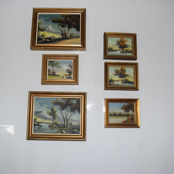 Miniature Landscape Painting - Etsy