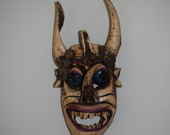 Devil Carved Wood - Etsy