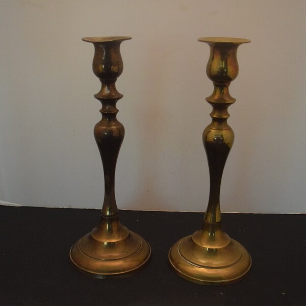 India Brass Candlesticks - Etsy