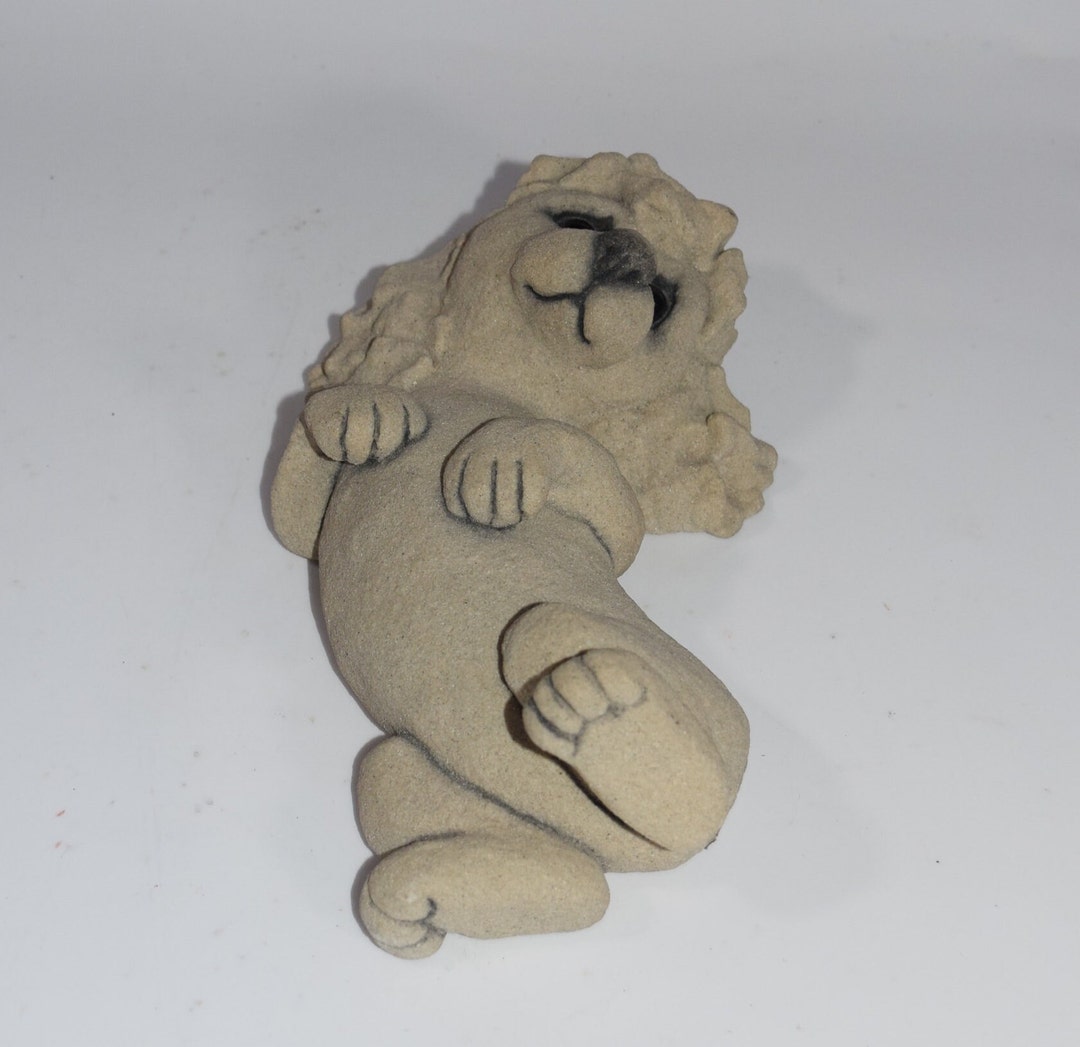 Limited Edition 1991 Lou Rankin Stone Sculpture Cocker Spaniel Concrete ...