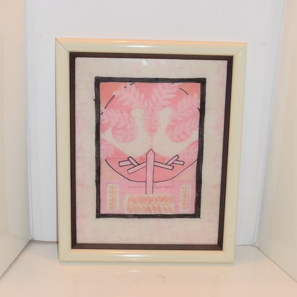 Framed Textile Art - Etsy