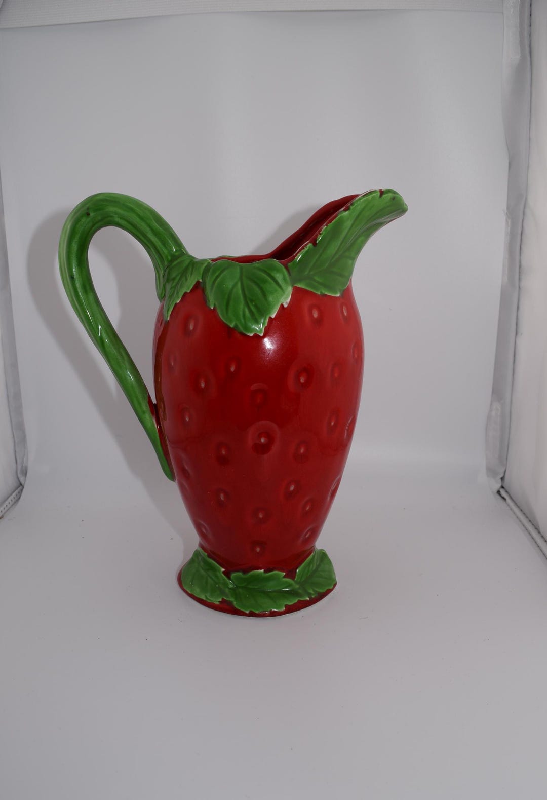 Fruit Strawberry Pitcher Vintage Rosenthal Netter Strawberry Ceramic ...