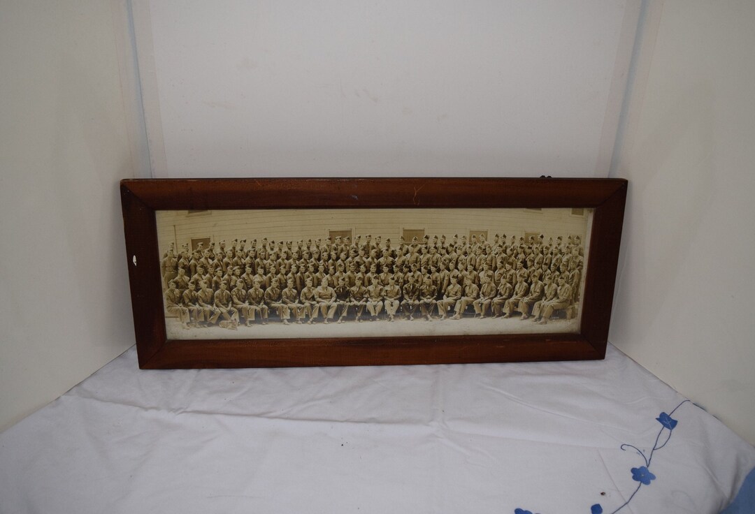 Panoramic WWII Military Group Photo the 6th Armored Division Formed in ...