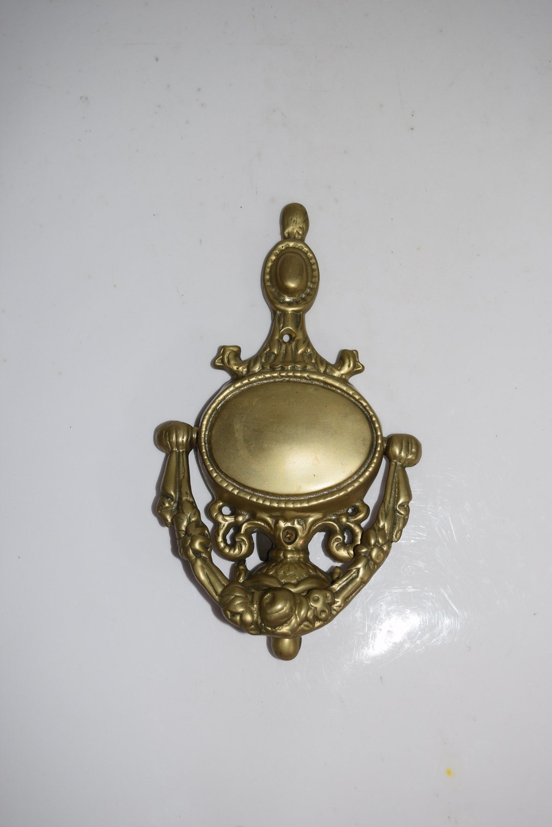 Brass Door Knocker Brass Victorian Knocker Kingdom of King & Queen Area ...