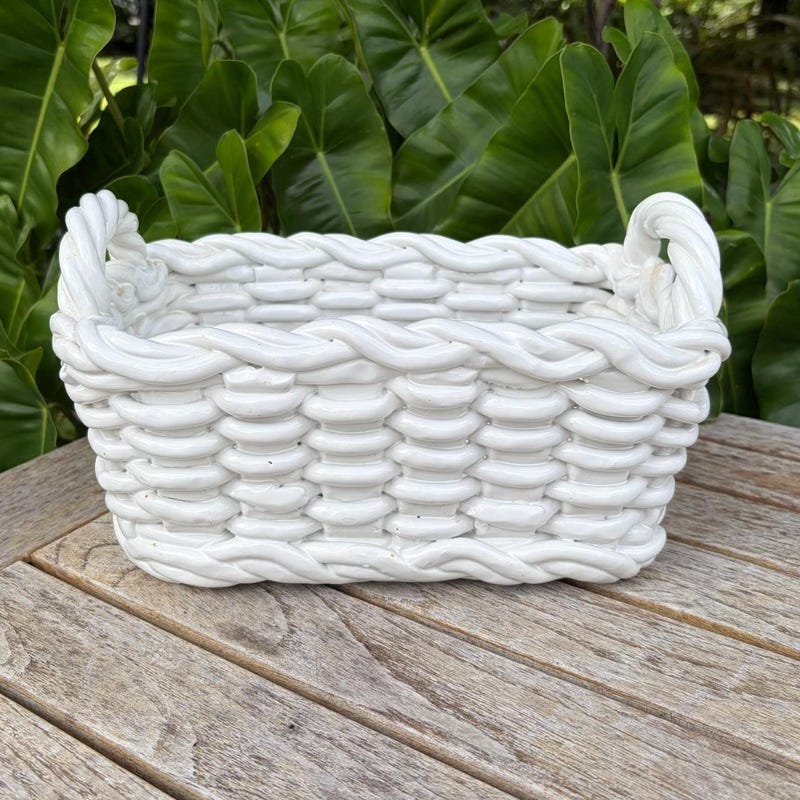 Ceramic Basket - Etsy