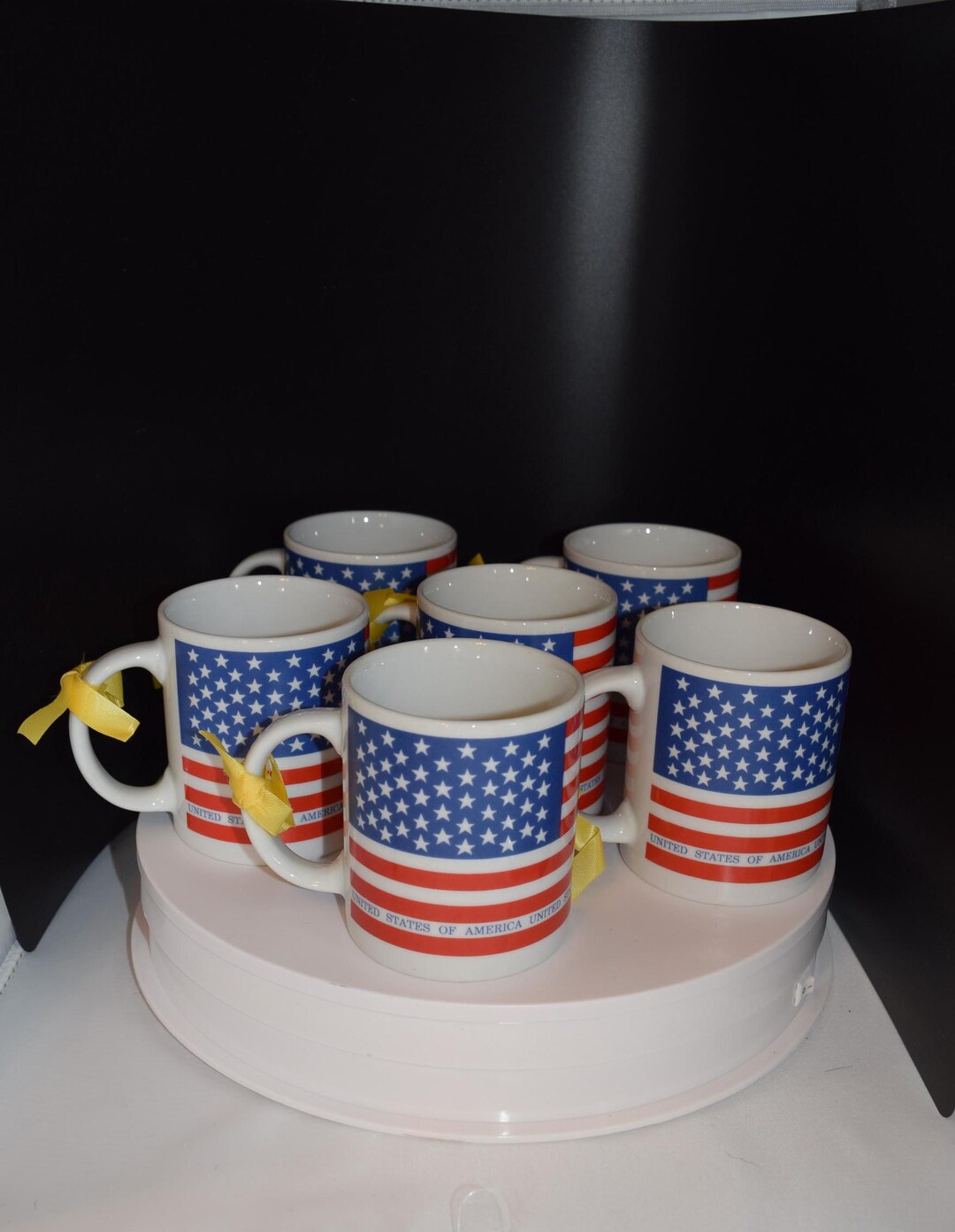 American Flag Mug 6 USA Mugs Patriot Mugs Flag Coffee Cup, by Banana ...