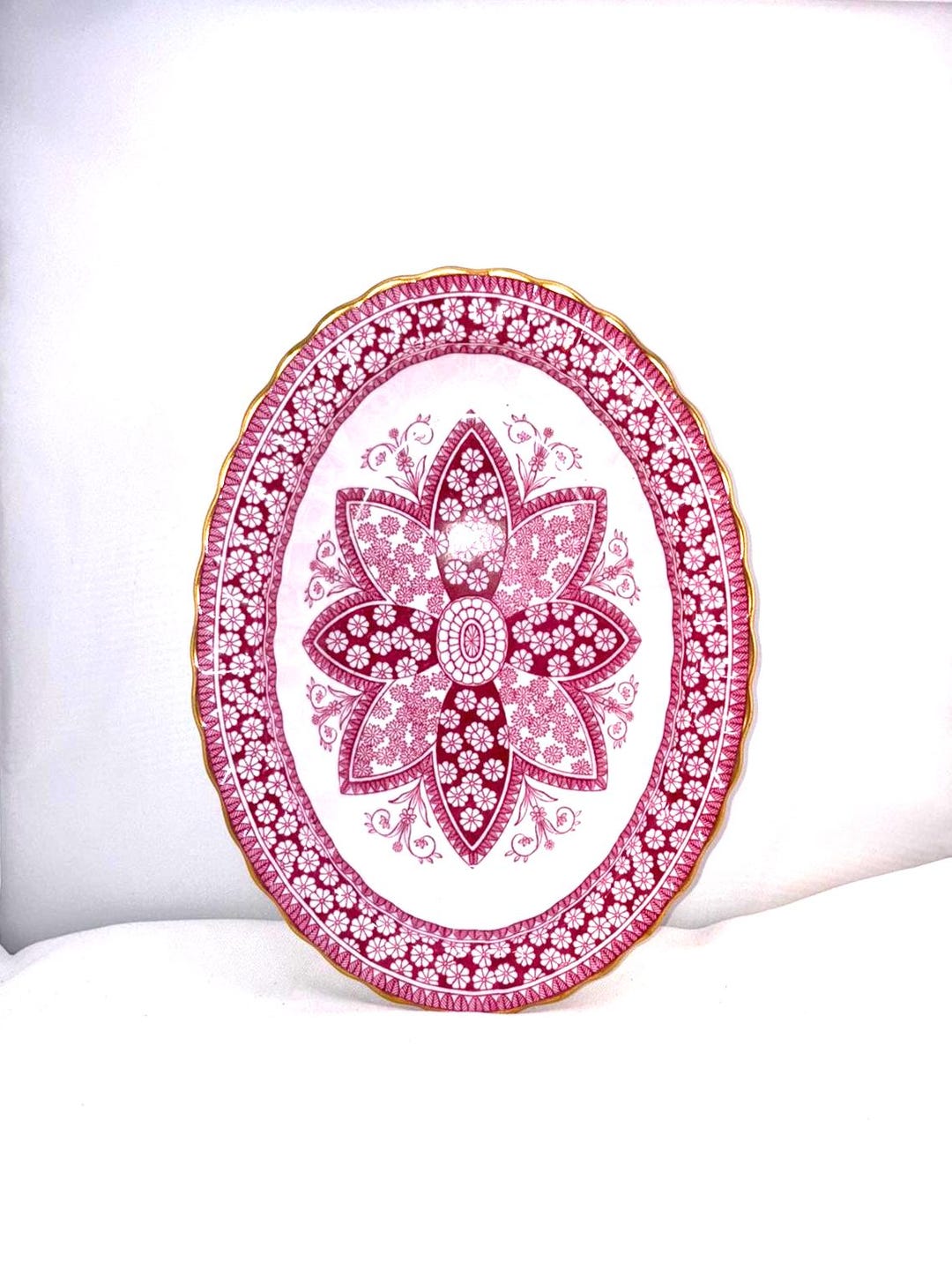 Spode Copeland Oval Vegetable Serving Bowl Primrose Rose by Spode ...