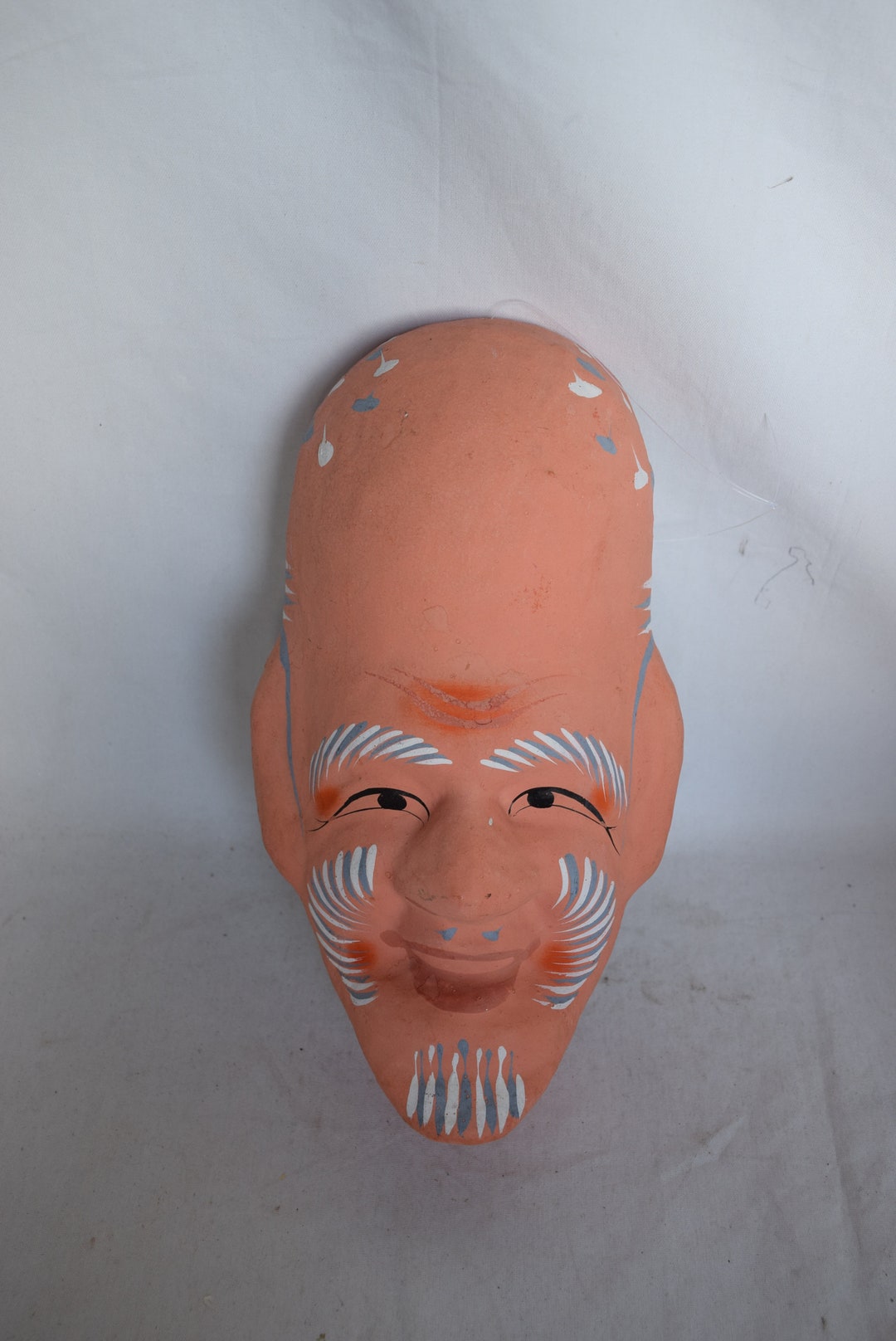 Japan KAGURA OMOIKANE Noh Kabuki Edo Kagura Mask Japanese Bearded ...