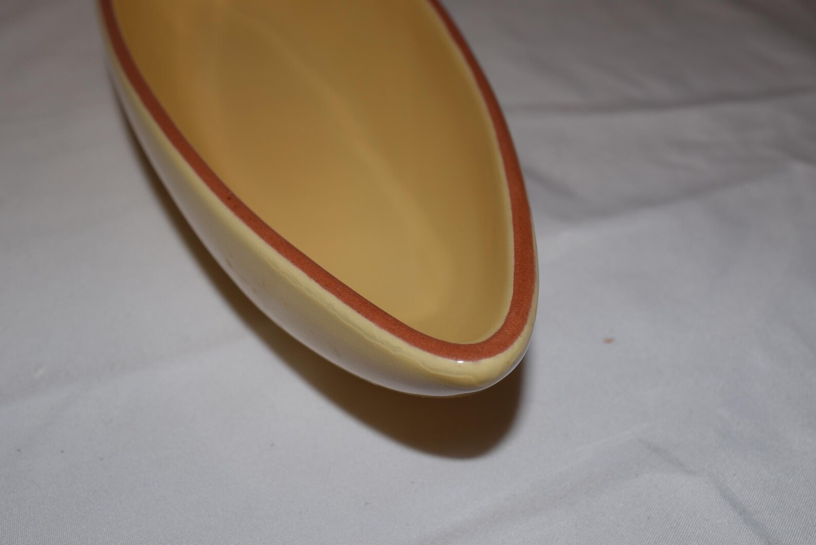 Val Do Sol Pottery Serving Dish 12" Oblong Banana Shaped ...