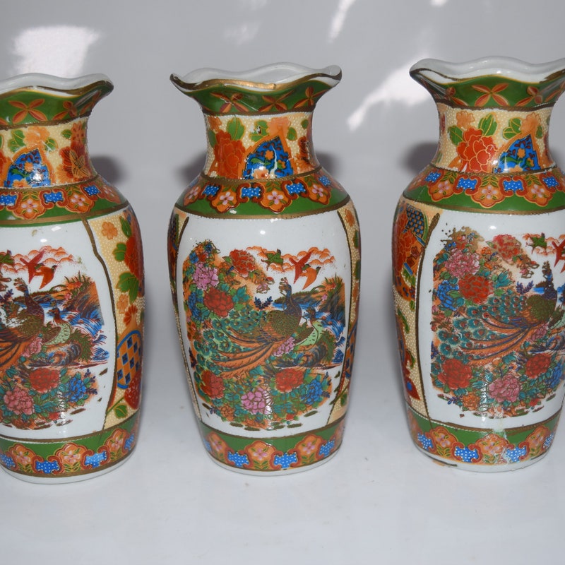 Pheasant Vase - Etsy