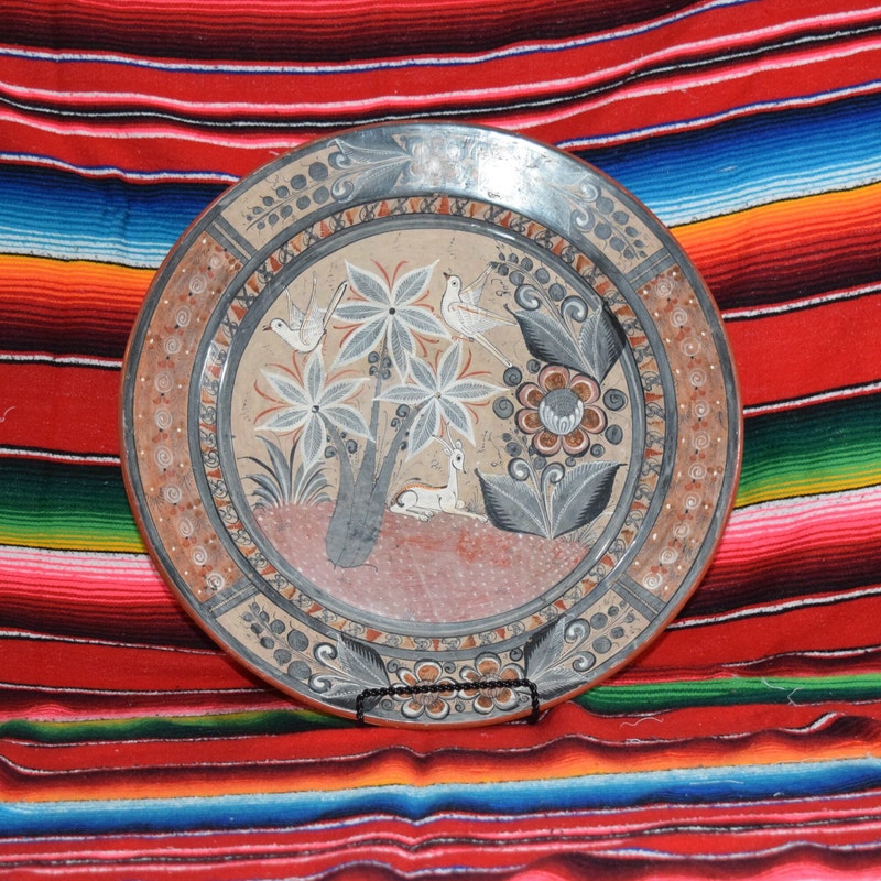 Mexican Barro Plate - Etsy