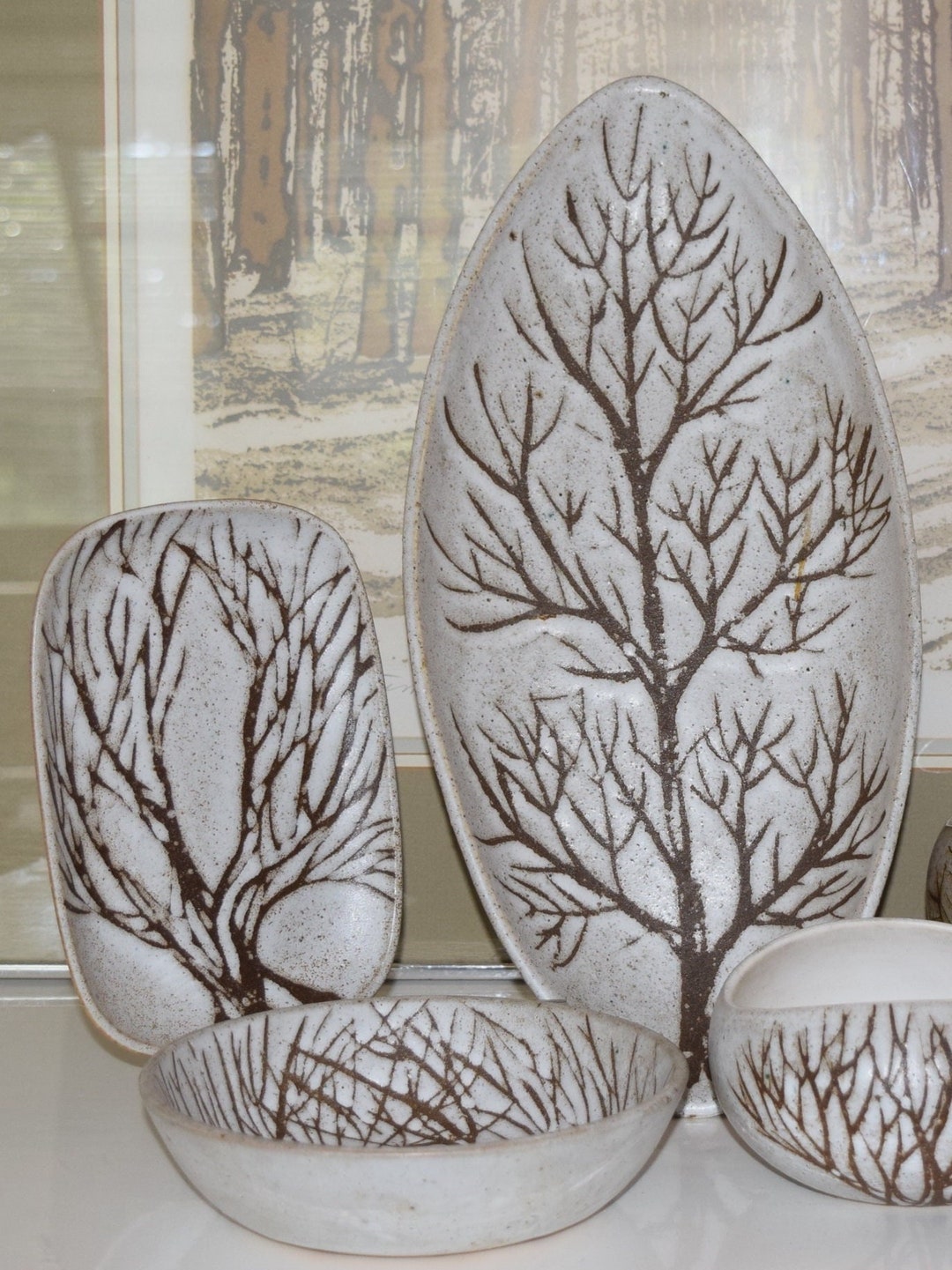 Anderson Design Studio Ceramic Modernist Tree Mid Century Pottery Tree ...