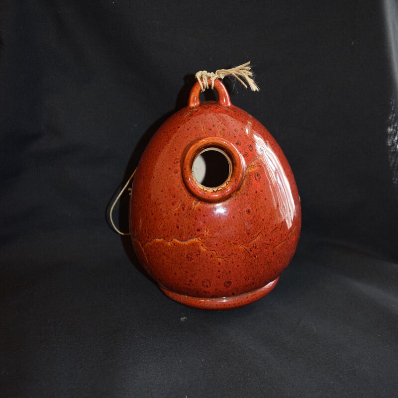 Ceramic Bird House - Etsy