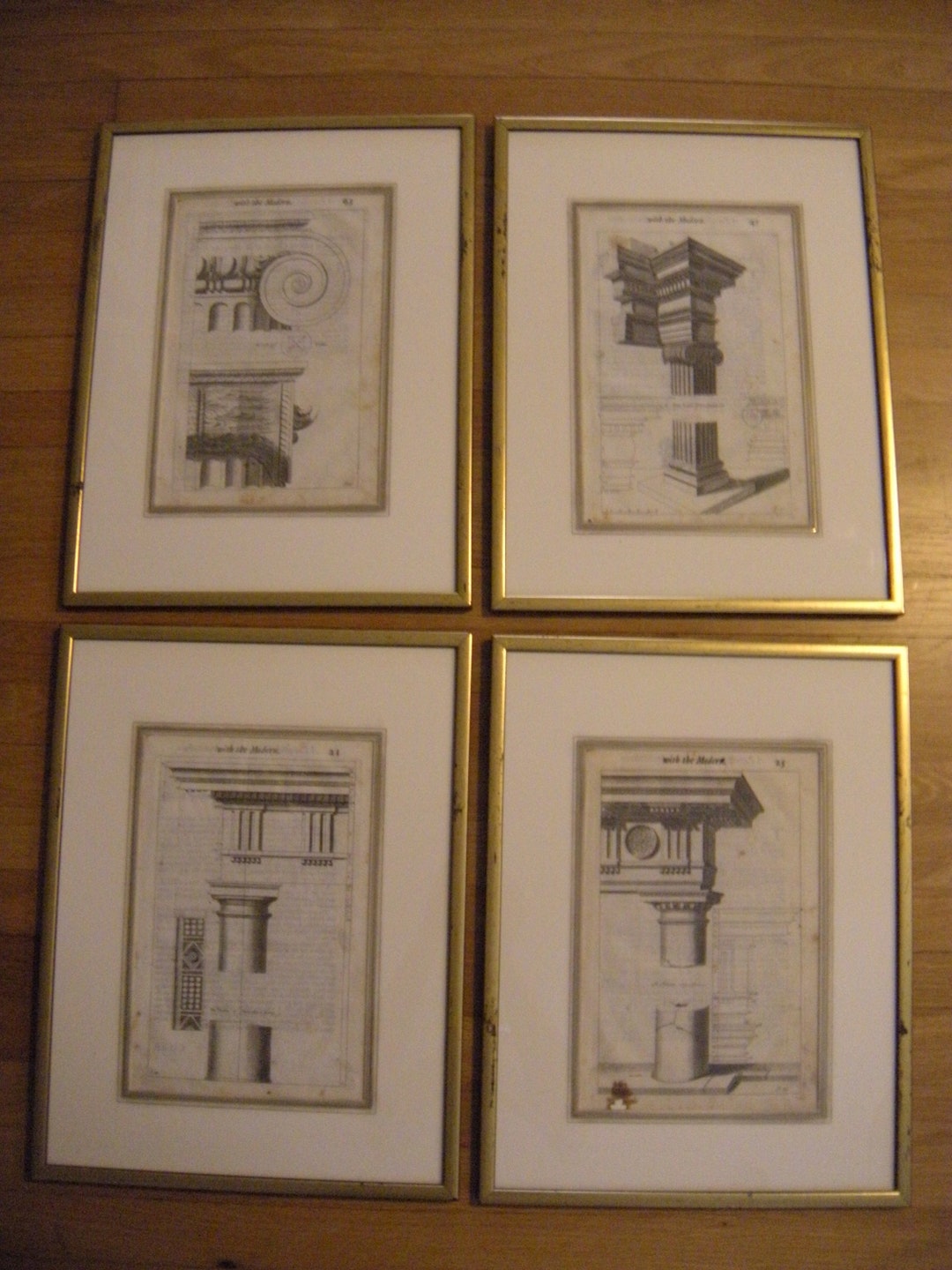 Architecture 18thc Bookplate Copper Engraving WITH THE MODERN Roland ...