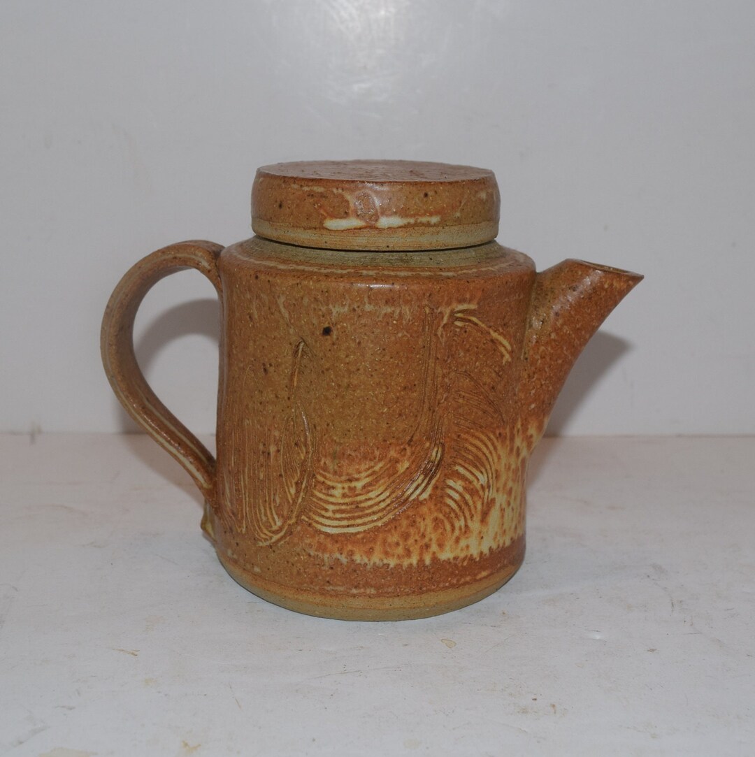 Mid Century Modern Teapot Design Tea Ware Wheel Thrown & Altered Round ...