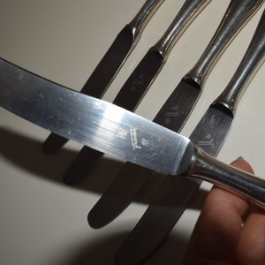 WMF Friodur Silverplate 90 Dinner KNIVES 8 Smooth Edge - Etsy