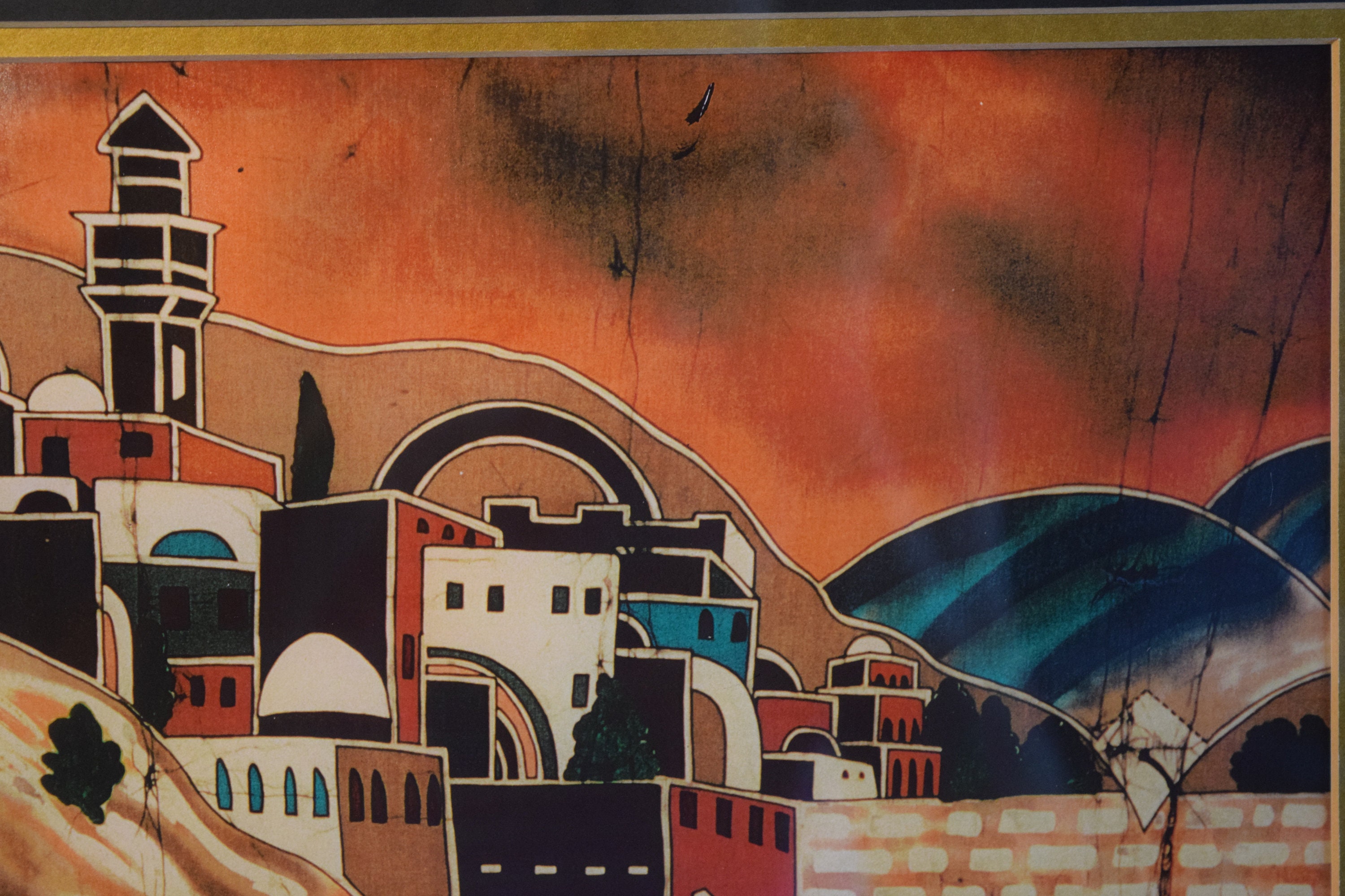 Jewish Artwork Amos Amit Batik Print Signed and Numbered - Etsy Canada