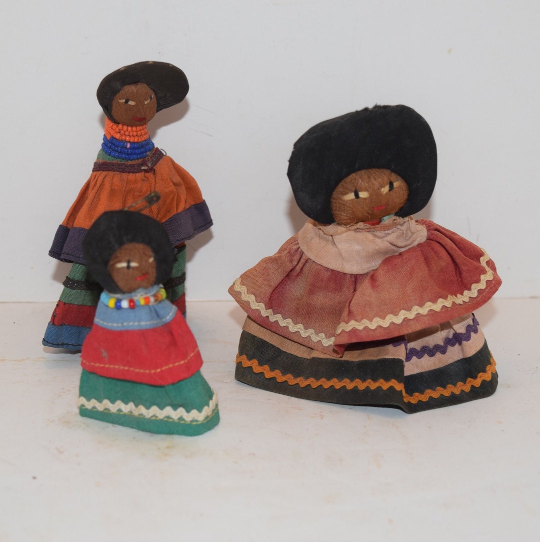 Seminole Indian Doll Miccosukee Fiber Handmade Ethnic Cloth Doll ...