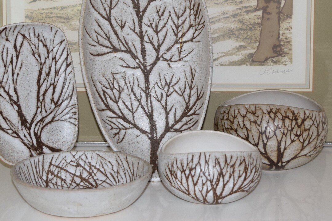 Anderson Design Studio Ceramic Modernist Tree Mid Century Pottery Tree ...