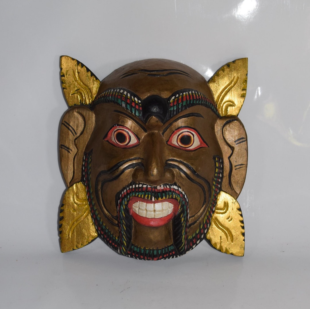 Raga Mask, Bhairava Mask From Nepal, or Indonesian Bali Painted Queen ...