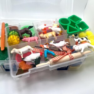 Farm Themed Take-along Busy Box, Sensory Box - Etsy