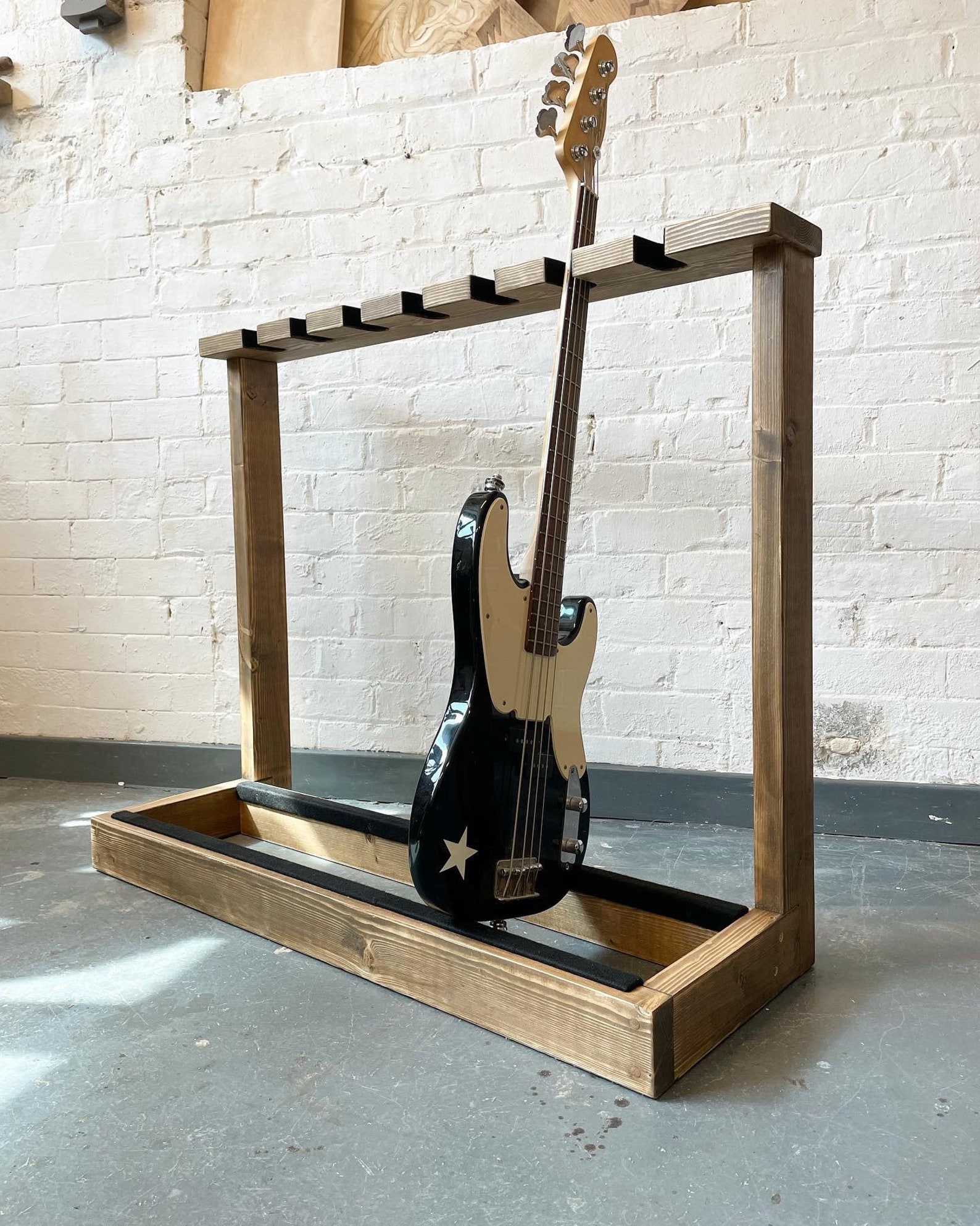 Wooden Guitar Rack / Guitar Stand / Holder - Etsy