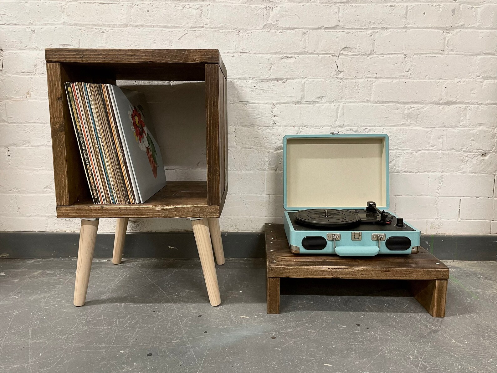 Record Player Stand Vinyl Record Storage Unit LP Storage | Etsy